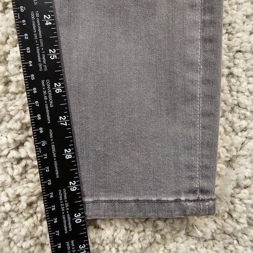 Cabi Womens Jeans Skinny Stretch Gray Fake Zipper Pockets Size 6 29x30 ...