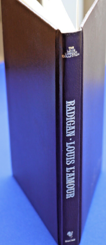 Louis L'Amour Radigan Hardcover Leatherette Western Novel Bantam Books ...