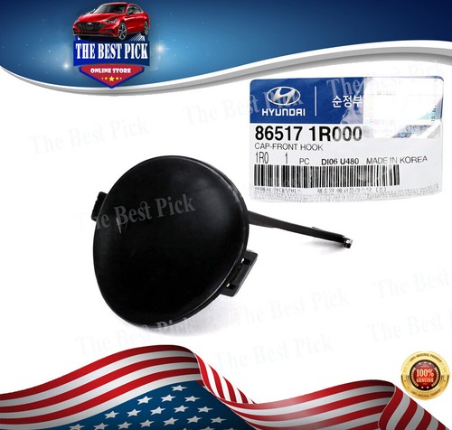 ⭐GENUINE⭐ Front Bumper Tow Eye Cap Cover for 2012-2017 Hyundai Accent ...