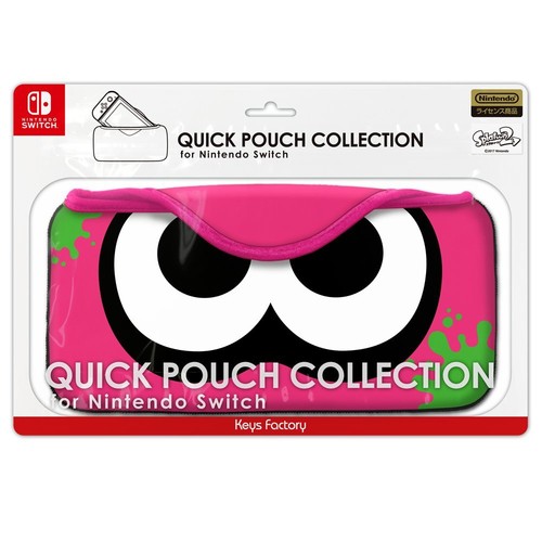 QUICK POUCH COLLECTION for Nintendo Switch splatoon2 squid Neon Pink ...