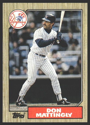 Don Mattingly #500 1987 Topps New York Yankees | eBay