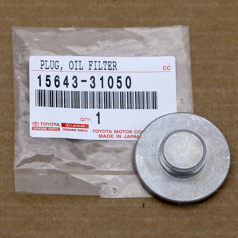 15620-31060+15643-31050 GENUINE OIL FILTER HOUSING CAP HOLDER+PLUG ...
