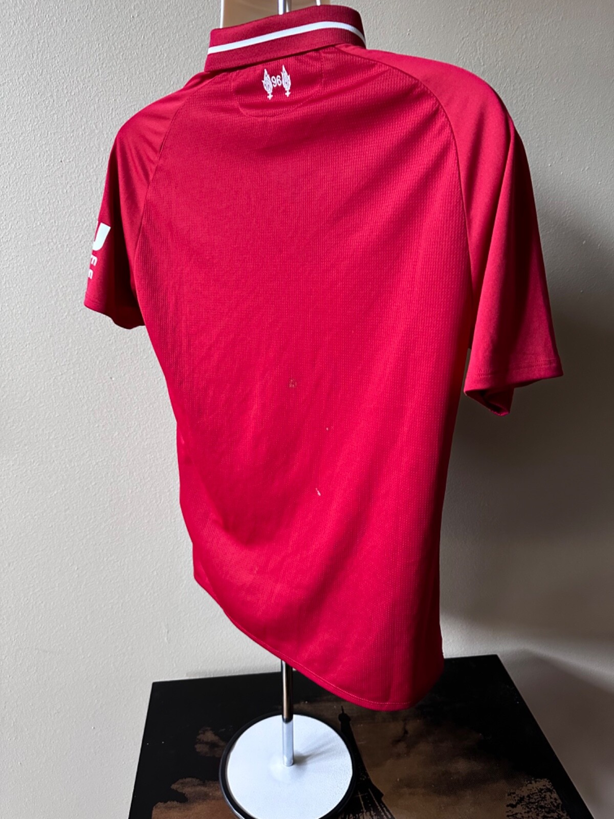 New Balance Liverpool L.F.C. Standard Chartered Embroidered Soccer ...