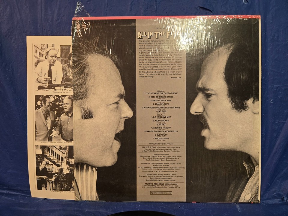 ALL IN THE FAMILY - 12" VINYL RECORD ALBUM LP ARCHIE BUNKER | eBay