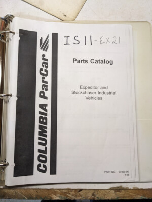 COLUMBIA PARCAR PARTS LIST BOOK CATALOG EXPEDITOR STOCKCHASER 1998 IS ...
