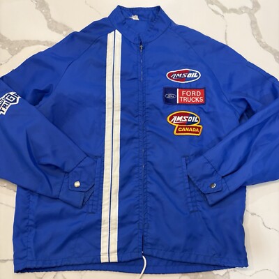 Vintage ASA Racing Dave Watson Amsoil Ford Jacket | eBay