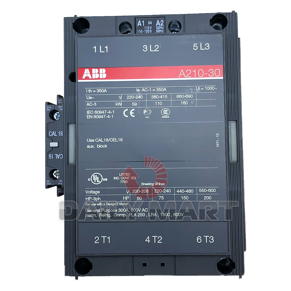 New In Box ABB A210-30-11 110V Contactor 3-Phase | eBay