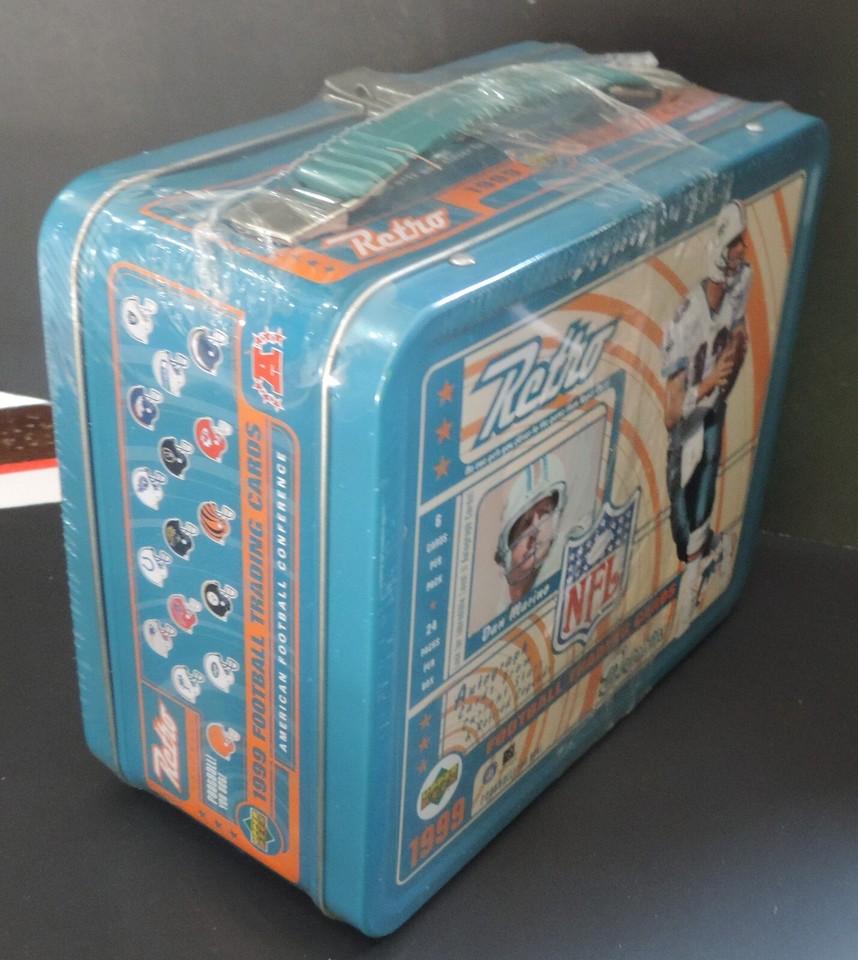 1999 UD RETRO SEALED DAN MARINO LUNCH BOX W/ 24 PACKS VERY RARE W ...