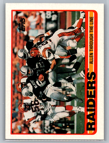 Los Angeles Raiders 264 Topps 1989 NFL Football Card | eBay