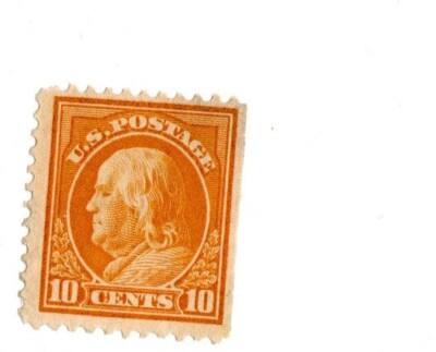 U.S 10 CENT FRANKLIN POSTAGE STAMP AS SEEN IN SCAN | eBay