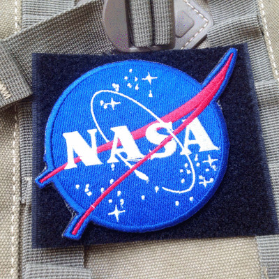 USA Space Agency PATCHES NASA Space Program EMBROIDERED Hook & Loop ...