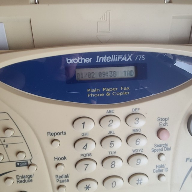 2 Brother Intellifax 775 Plain Paper Thermal Transfer Fax Copier Phone ...