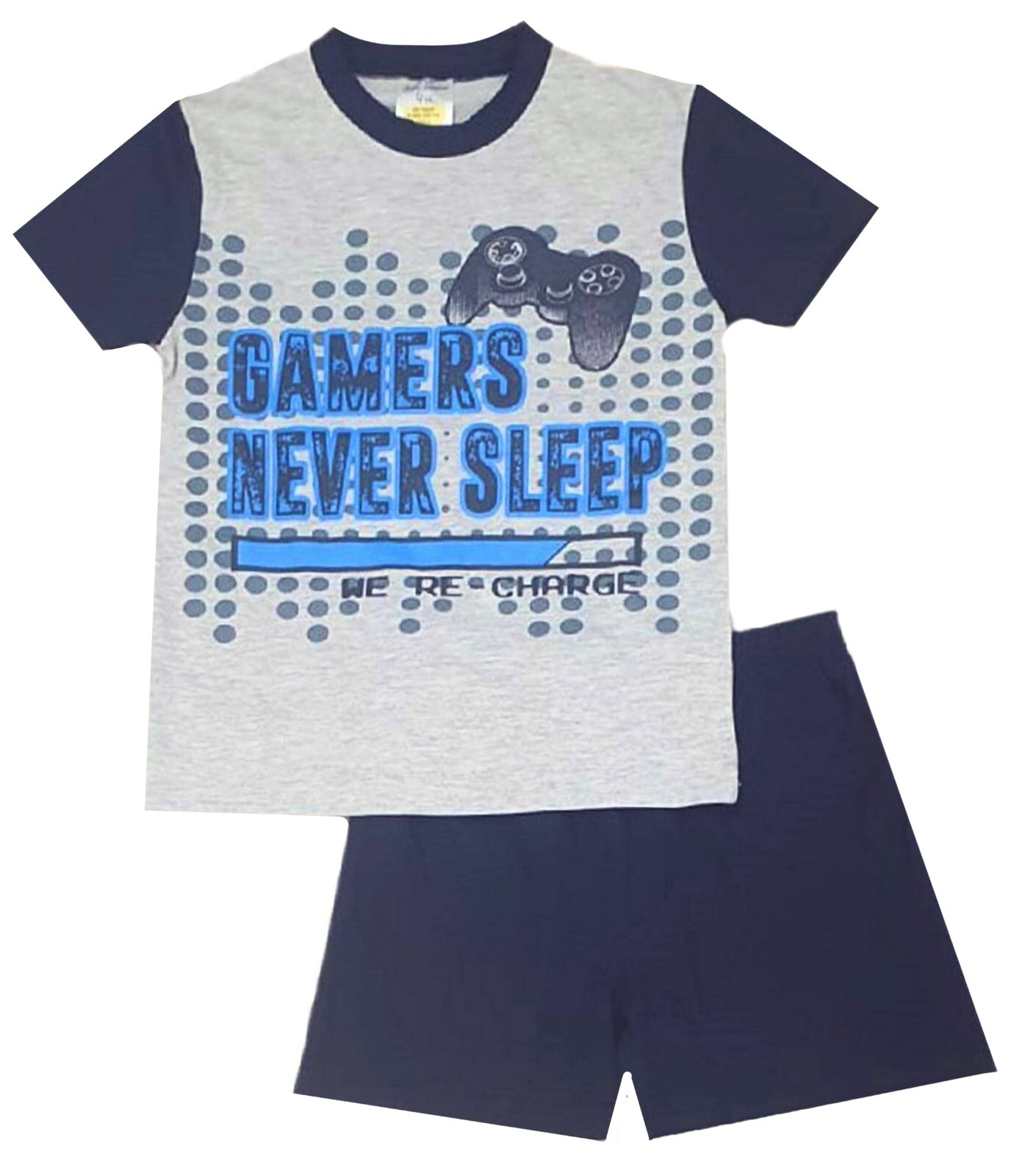 Boys Gamer Gaming Pyjamas Long Short Gamer Gaming Pyjamas 7-13 Years | eBay