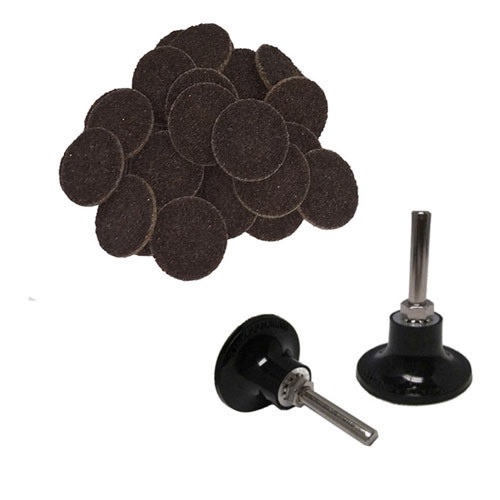 100 - 2" Roloc Surface Conditioning Disc Coarse and Mandrel Disc Holder ...