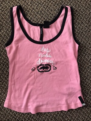 Vintage Ecko Red Cropped Tank-Pink (XS) | eBay