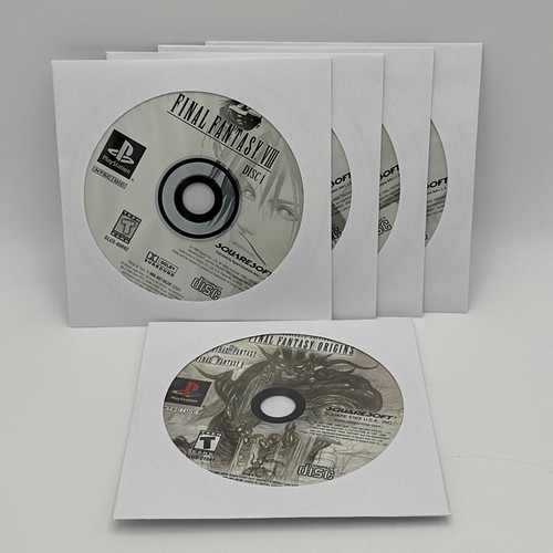 Final Fantasy VIII PlayStation 1 PS1 Discs Only - Complete Game + FF ...
