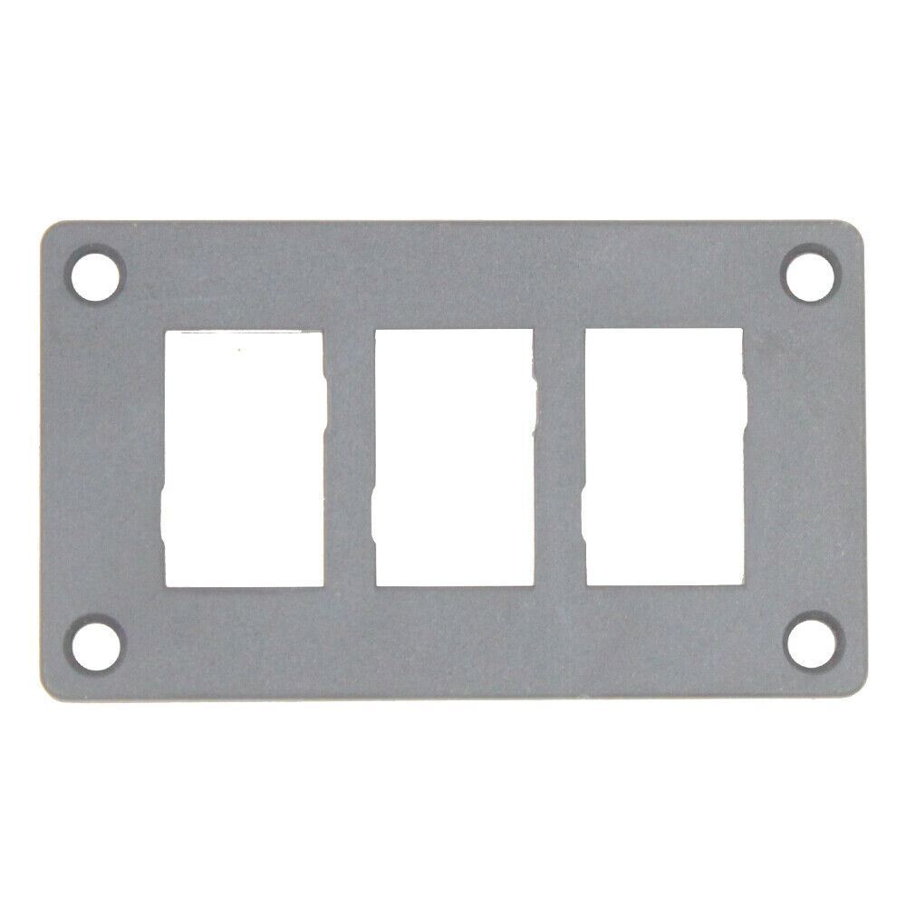 3 GANG PUSH SWITCH PANEL Housing for Mitsubishi SMALL Switches LED 12V ...