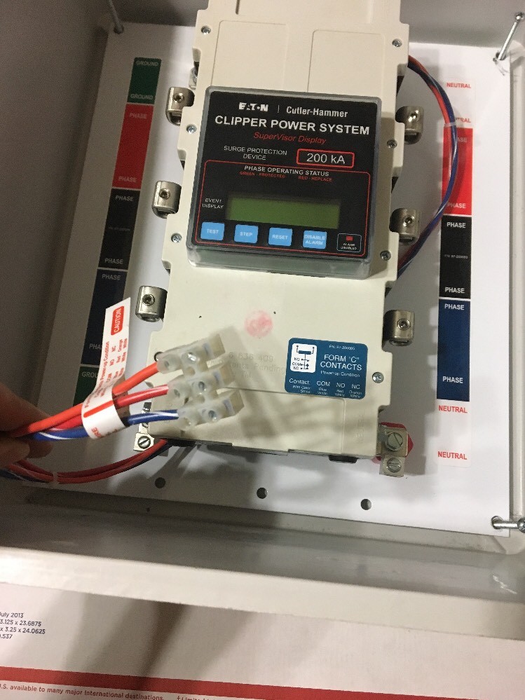 Eaton Cutler Hammer Clipper Powered System 200ka Surge Protector SPD ...