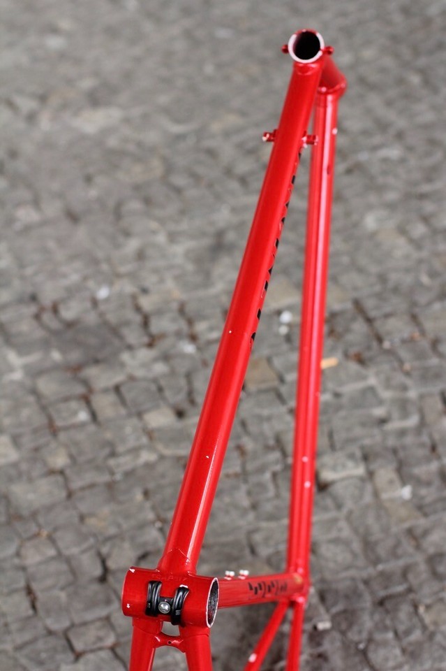 Gianni Sancineto Columbus Aelle Frame / 58,5 cm / Red / Chrome 58 59 | eBay