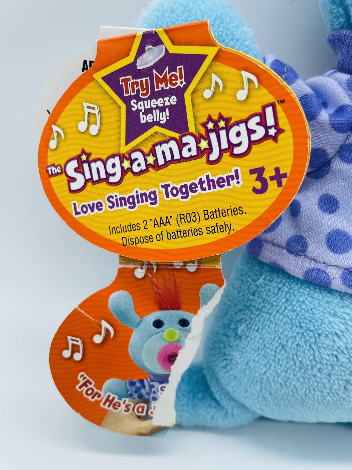 Mattel+Sing-a-ma-jigs+Singamajigs+Singing+Birthday+Blue+Plush+2011+Toy ...