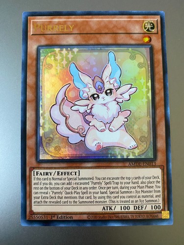 Yugioh Purrely AMDE-EN013 Ultra Rare 1st Edition Near Mint | eBay