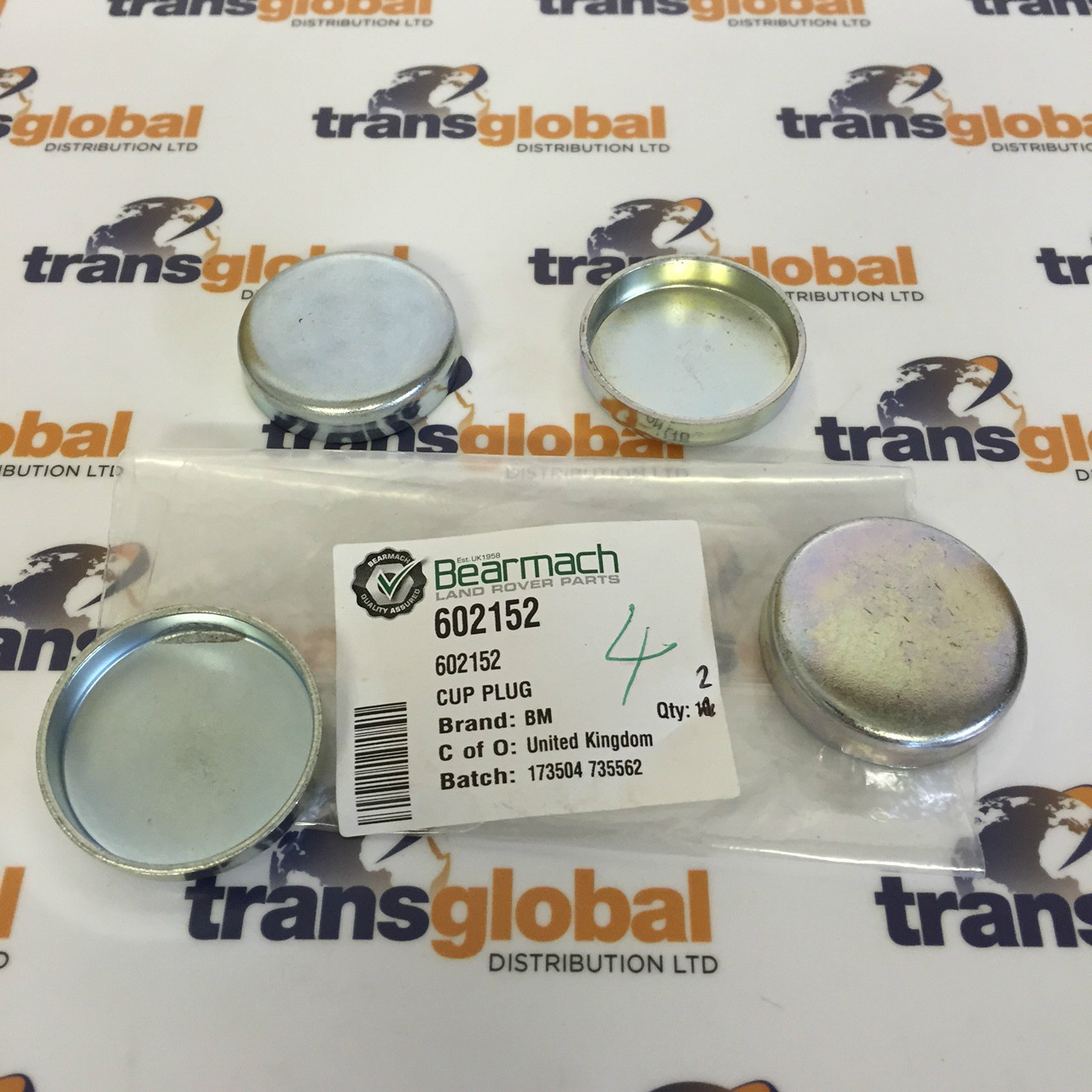 Land Rover Defender V8 Engine Block Core Plug Set x4 - 602152 | eBay