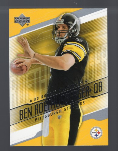 Ben Roethlisberger 2004 Upper Deck #RP-BR Pittsburgh Steelers Rookie ...