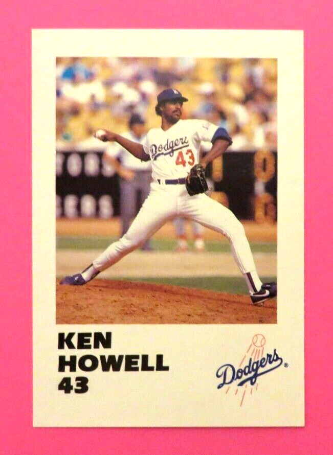 1988 LA PD Crime Prevention card, Los Angeles Dodgers - KEN HOWELL | eBay