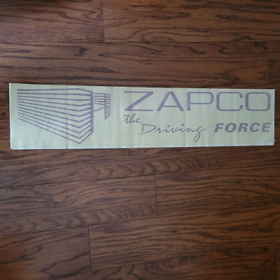 Vintage (20 Year +) ZAPCO Window Windshield Sticker Decal NOS | eBay