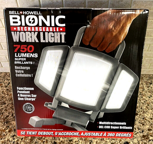 Bionic Rechargeable Worklight by Bell+Howell Waterproof Portable | eBay