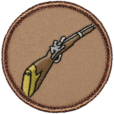 Musket Patrol Patch - 2" Round Embroidered Patch | eBay