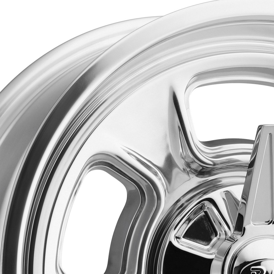 BG Rod Works HIGH BOY Wheels 15x8 (0, 5x127, 78.1) Polished Rims Set of ...