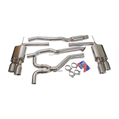 Rev9 FlowMaxx Stainless Quad Tip Exhaust for 18-22 Honda Accord 1.5L 2 ...