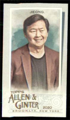 2020 Topps Allen and Ginter Base Mini #167 Ken Jeong - Actor & Comedian ...