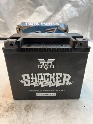 Twin Power Shocker TPZ20HL-BS AGM Battery For American V-Twin ...