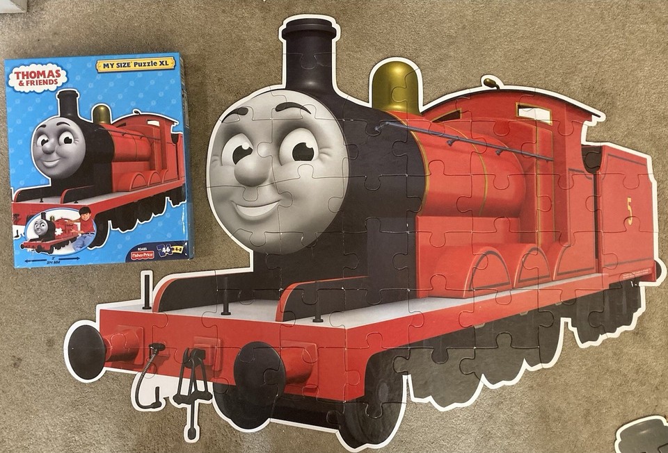 Thomas & Friends-Tank Engine-My Size floor puzzles-Thomas-James-Percy ...