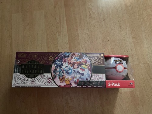 Holiday Calendar 25 Days of Pokemon TCG Surprises New Sealed | eBay
