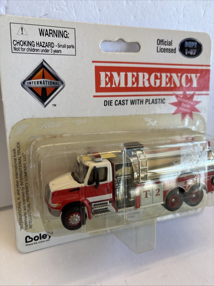 Boley 1/87 International Fire Dept Tank Truck #4126-71 | eBay