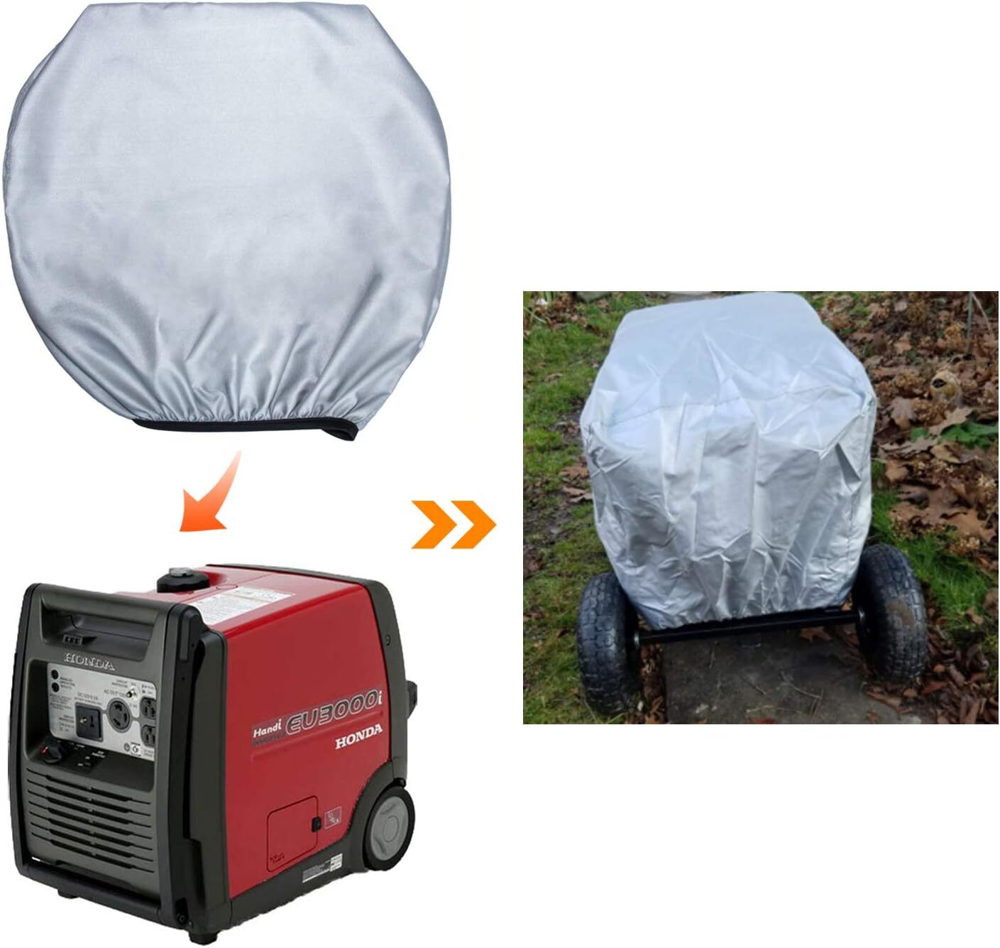 For Honda EU3000is Predator 3500 Generator Cover Dustproof Waterproof ...
