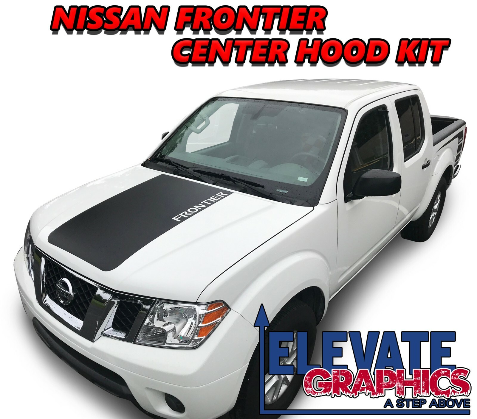 For Nissan Frontier Graphics Vinyl Stripes 3M Hood & Side Decals 2005 ...