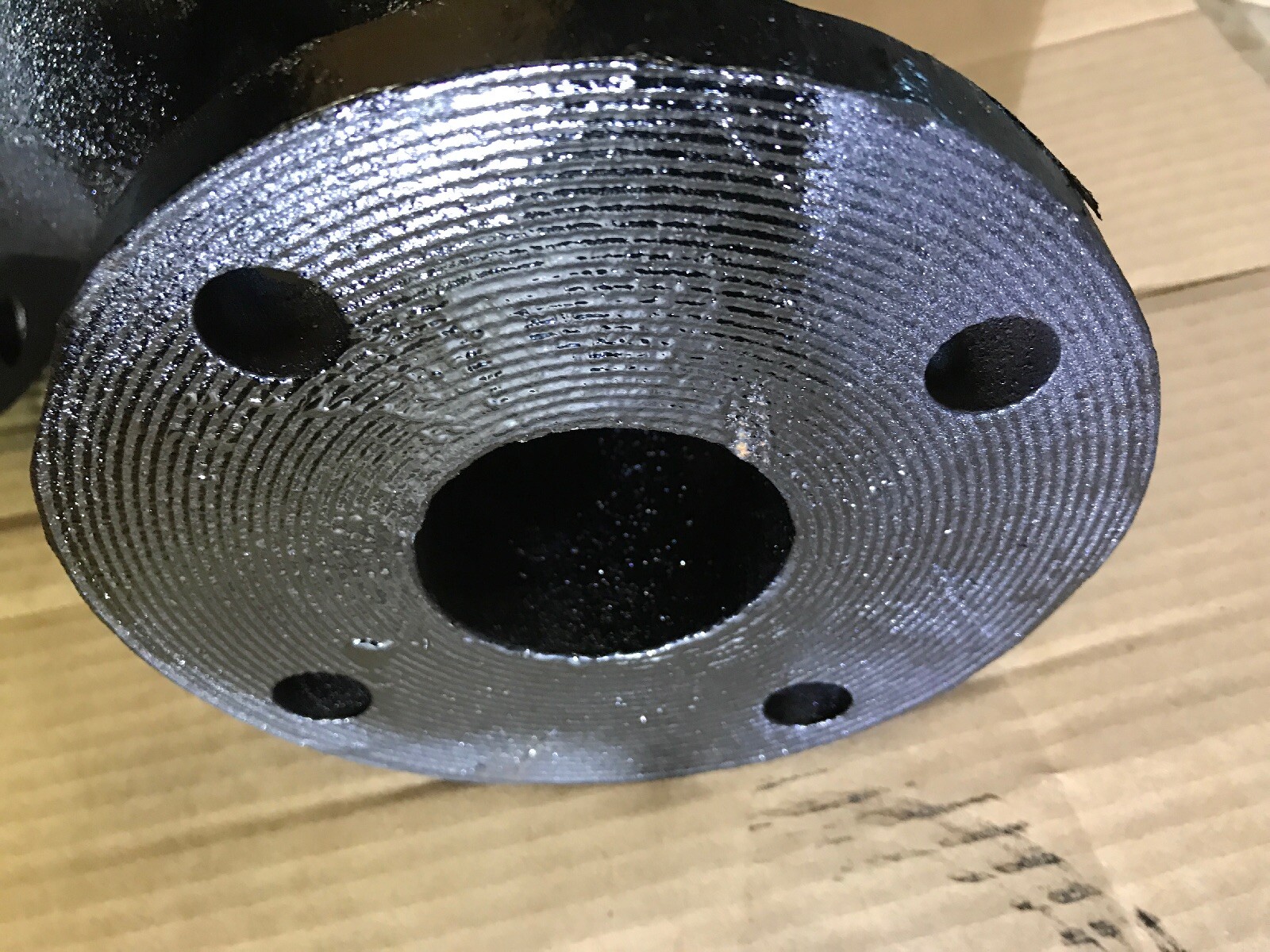 5” X 2-1/2” FLANGED 90 Degree Bend Elbow 125 LB IRON STOCKHAM USA 5” X ...