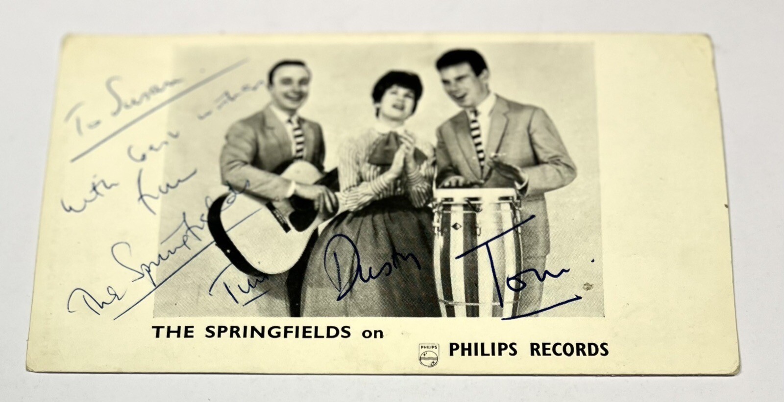 Dusty Springfield / The Springfields - Signed Autograph Promo Photo COA | eBay UK