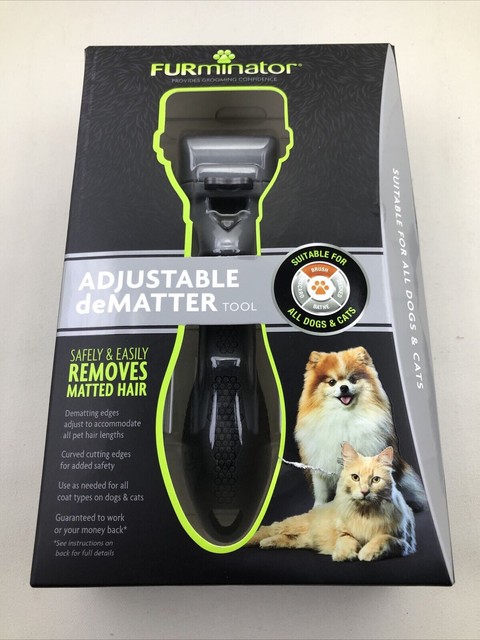 FURminator Adjustable Dematter deShedding Tool Suitable for Dogs Cats ...