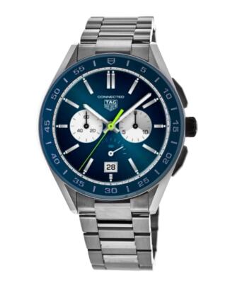 Tag Heuer Connected Modular 45 Blue Digital Men's Watch SBG8A11.BA0646 ...