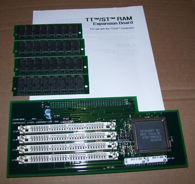NEW Atari TT 030 Computer Fast Ram Expansion Board & 4MB 70ns 30 Pin ...