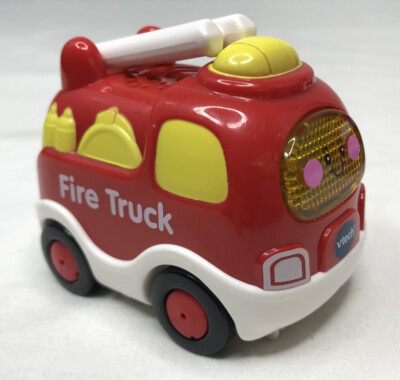 VTech Go! Go! Smart Wheels Red Fire Truck Lights Sounds Work Great | eBay