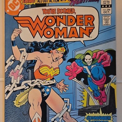 DC Comics Wonder Woman #296 299 300 Bronze Age 1982 Comic Book Lot ...