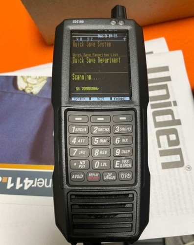 UNIDEN SDS100 RADIO SCANNER Power tested and functional | eBay