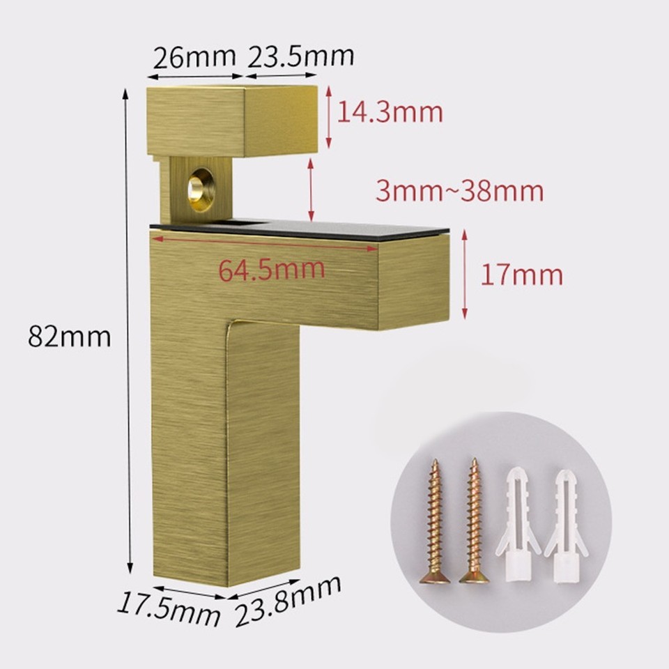 Books Organization Adjustable Shelf Brackets Wall Mount Clamps Easy ...