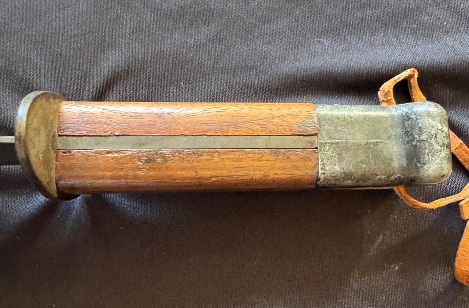 US WW2 OSS Smatchet Fighting Knife with Type 2 Leather Sheath | eBay